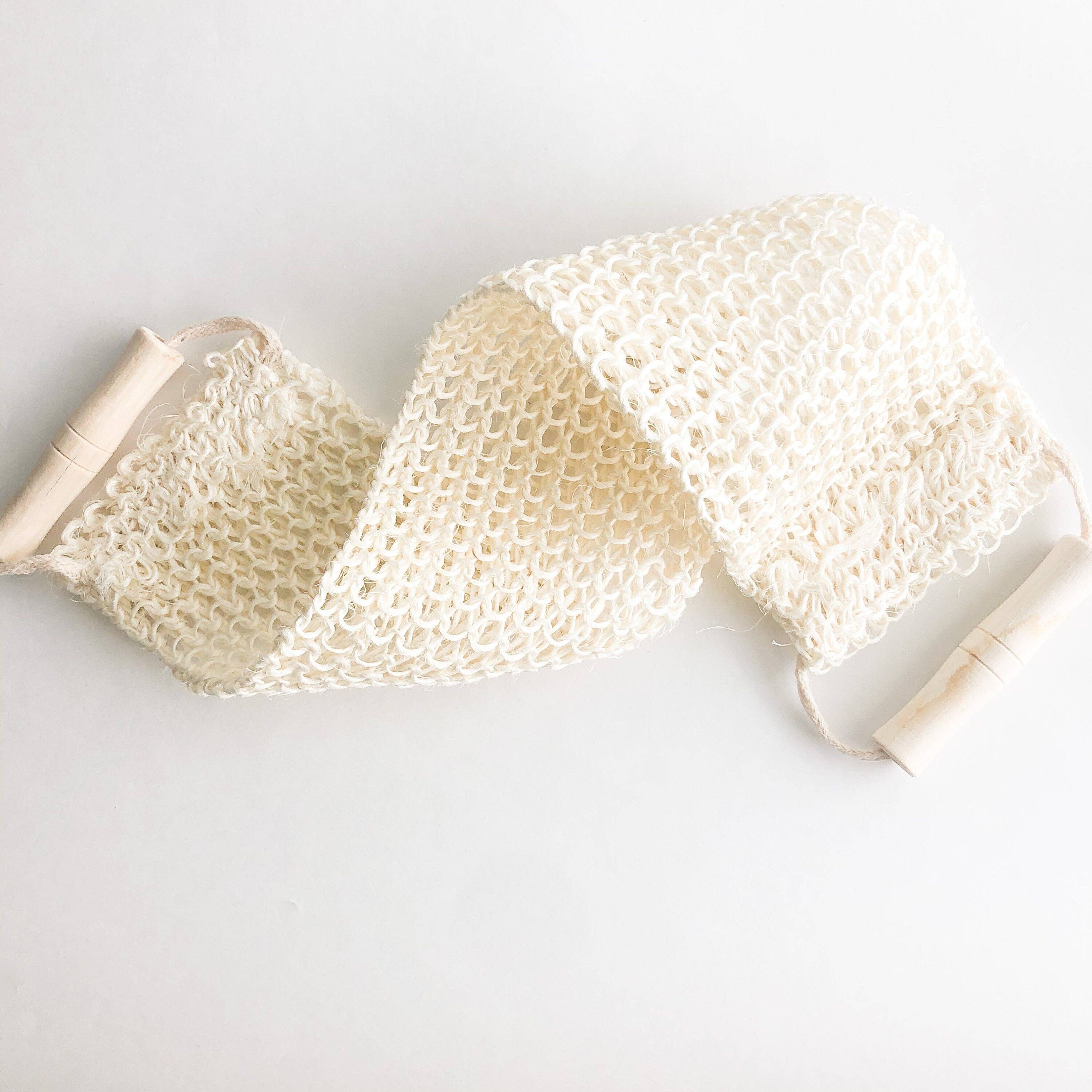 Natural Sisal Back & Body Scrubber - Organic Biodegradable | Nappily ...