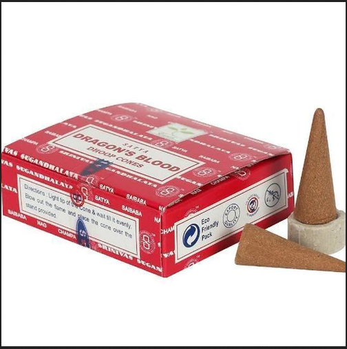 Dragon Blood Dhoop Cones | Nappily Naturals & Apothecary