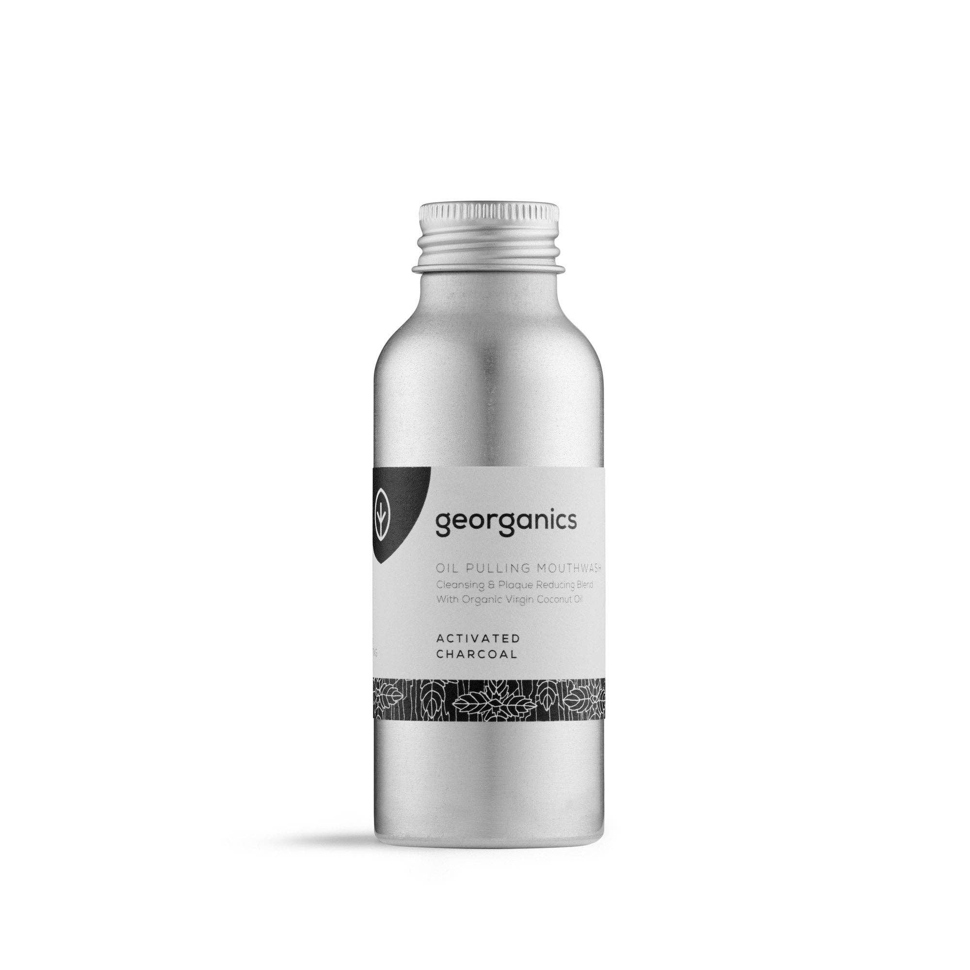 Georganics Oil Pulling Mouthwash Charcoal 100ml Nappily Naturals georganics-oil-pulling-mouthwash-charcoal-100ml-nappily-naturals